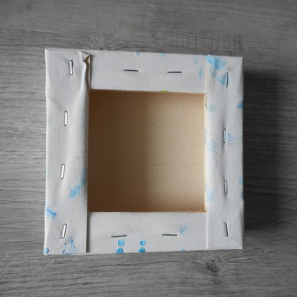 Hand Crafted | Wall Decor | Spring Blooms Abstract Art 6x6 Canvas ...